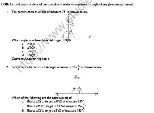 CBSE Class 9 Constructions Worksheet Set B